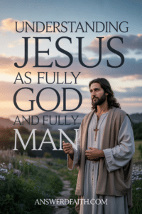 The Hypostatic Union: Jesus as God and Man Explained