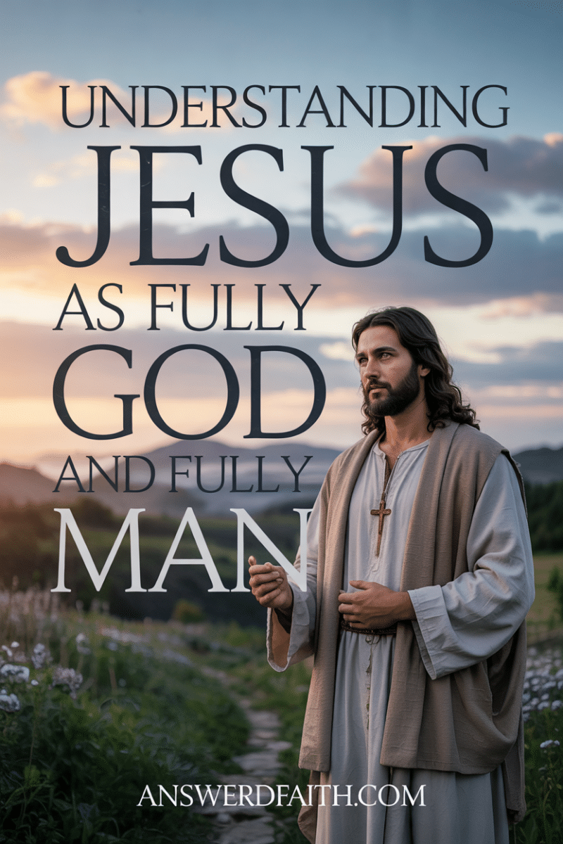 The Hypostatic Union: Jesus as God and Man Explained