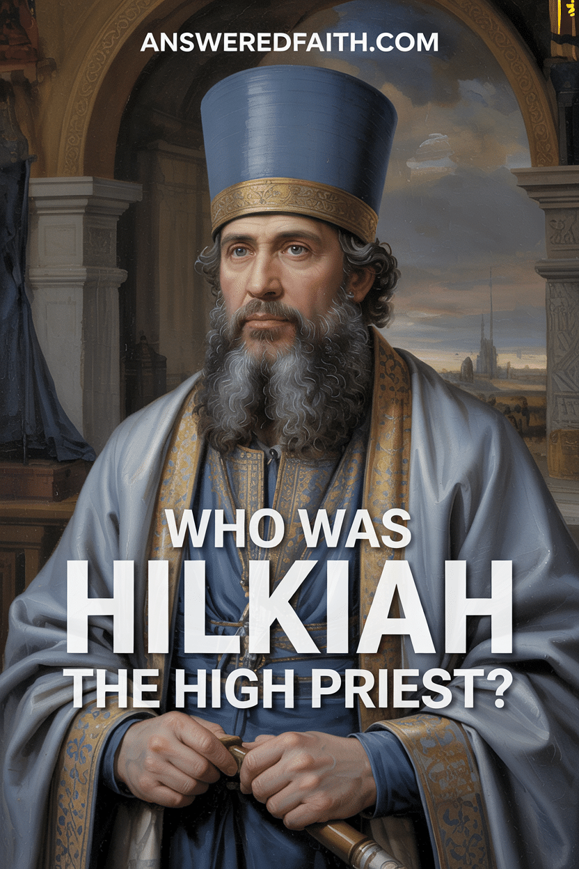 Discovering Hilkiah the High Priest's Impact on Israel