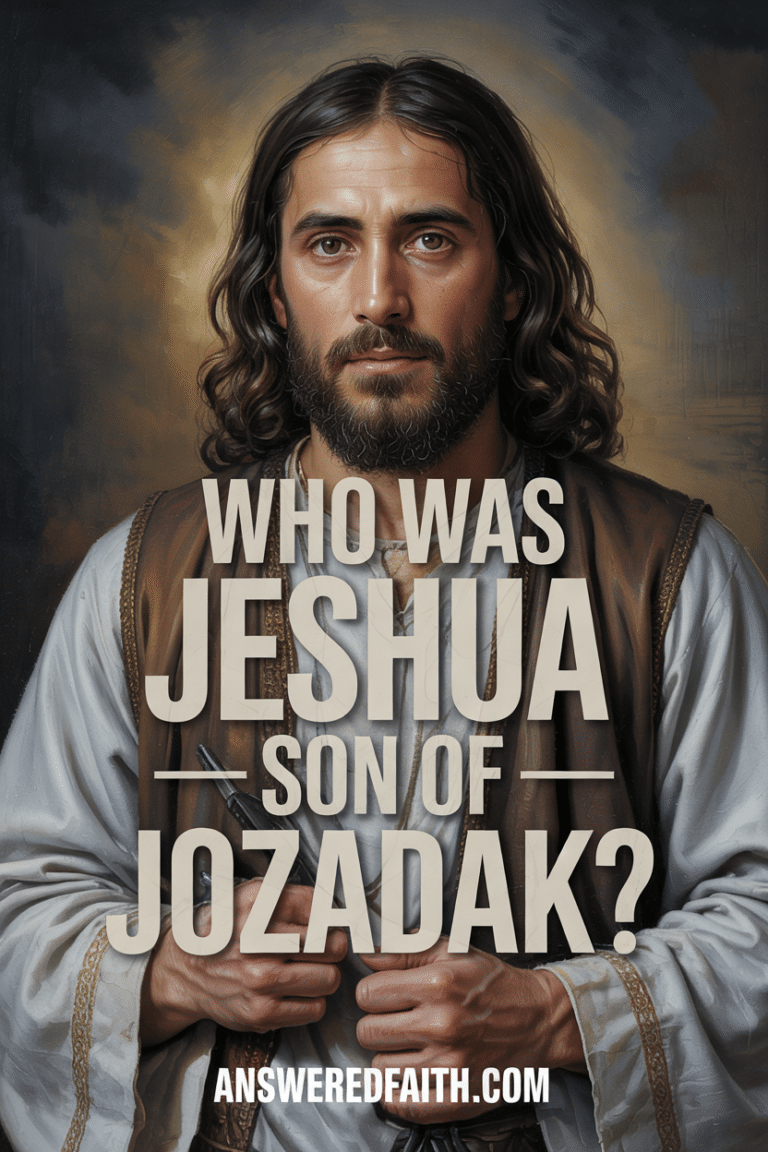 Jeshua Son of Jozadak: High Priest and Rebuilder of Jerusalem