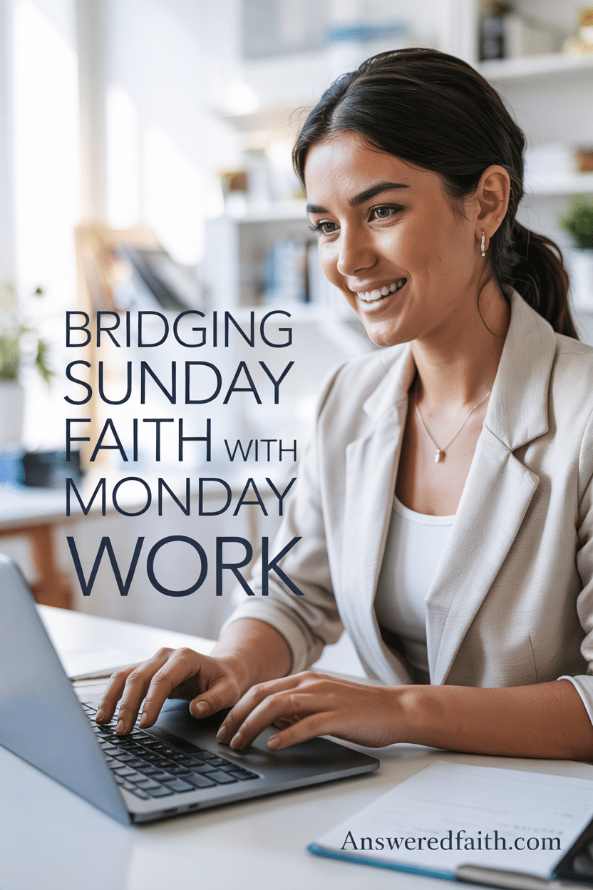 Integrating Sunday Faith with Monday Work: A Guide
