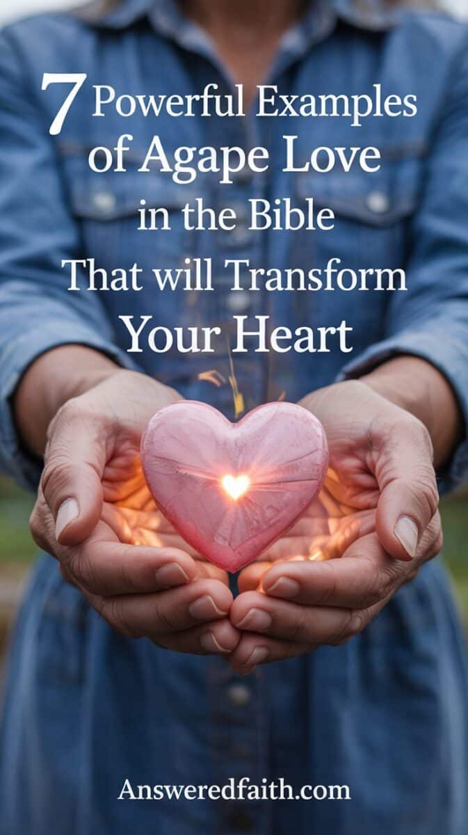 7 Powerful Examples of Agape Love in the Bible That Will Transform Your Heart