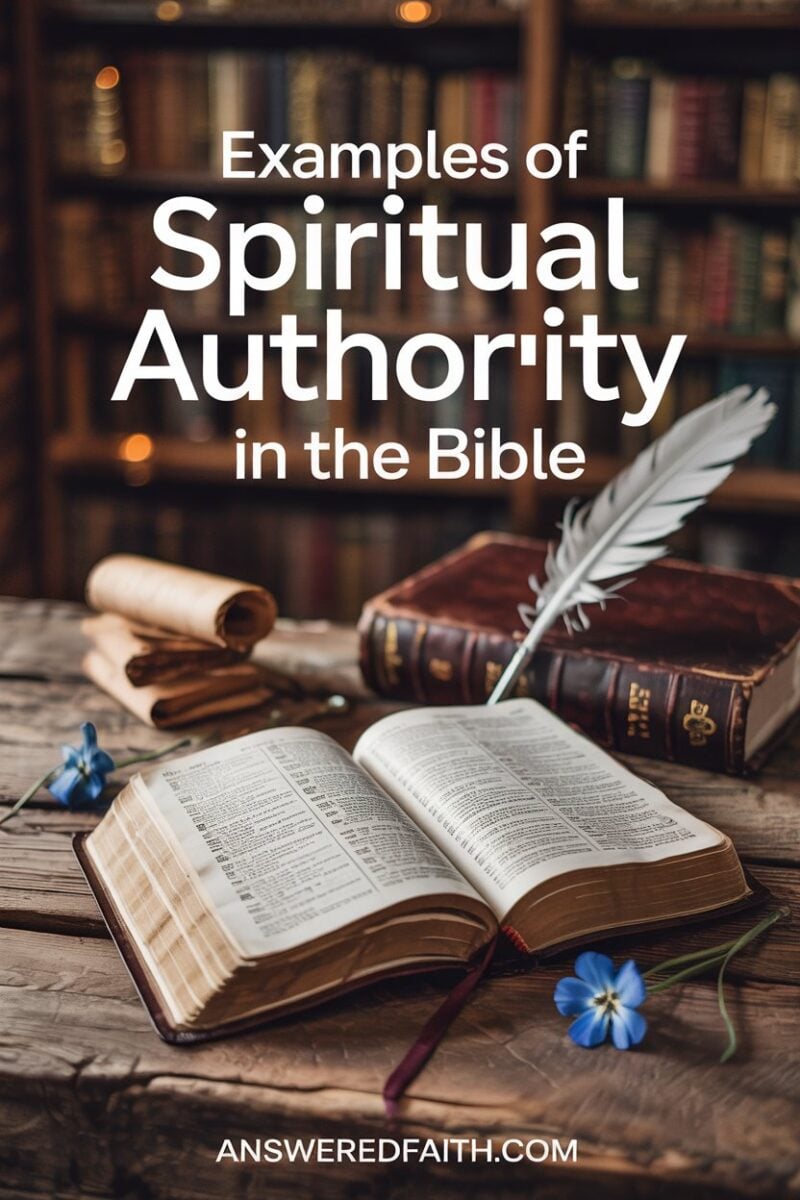 Examples of Spiritual Authority in Scripture That Still Guide Us Today