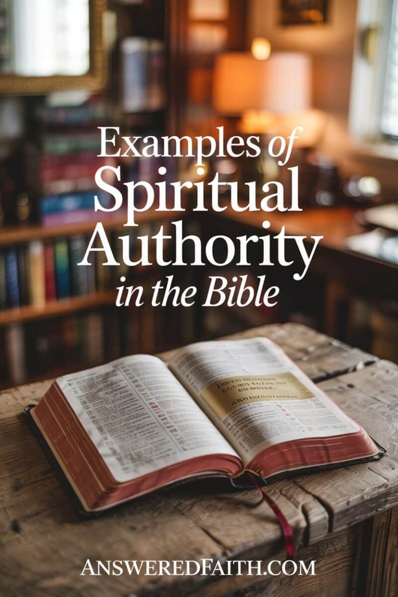 Examples of Spiritual Authority in Scripture That Still Guide Us Today
