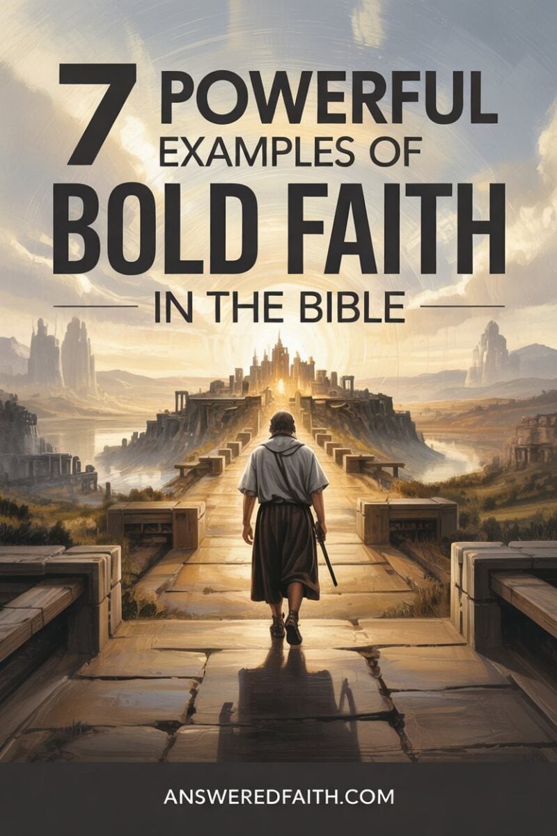 7 Powerful Examples of Bold Faith in the Bible