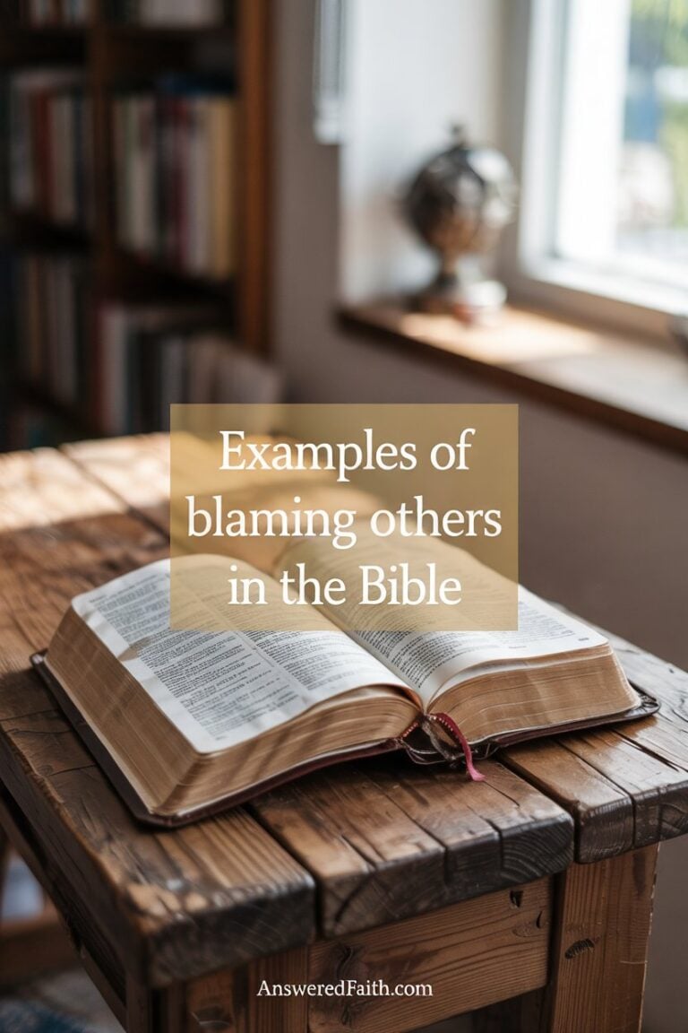 7 Eye-Opening Examples of Blaming Others in the Bible