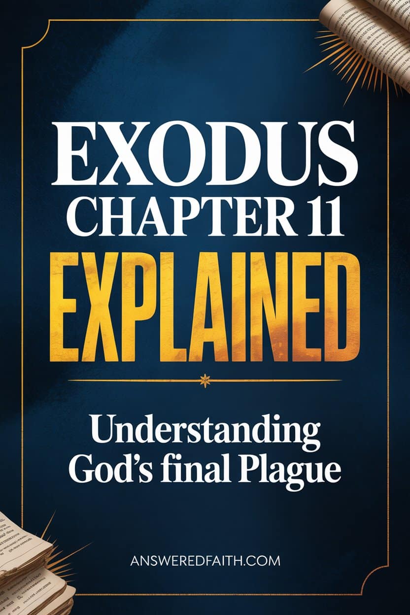 Exodus Chapter 11 Explained