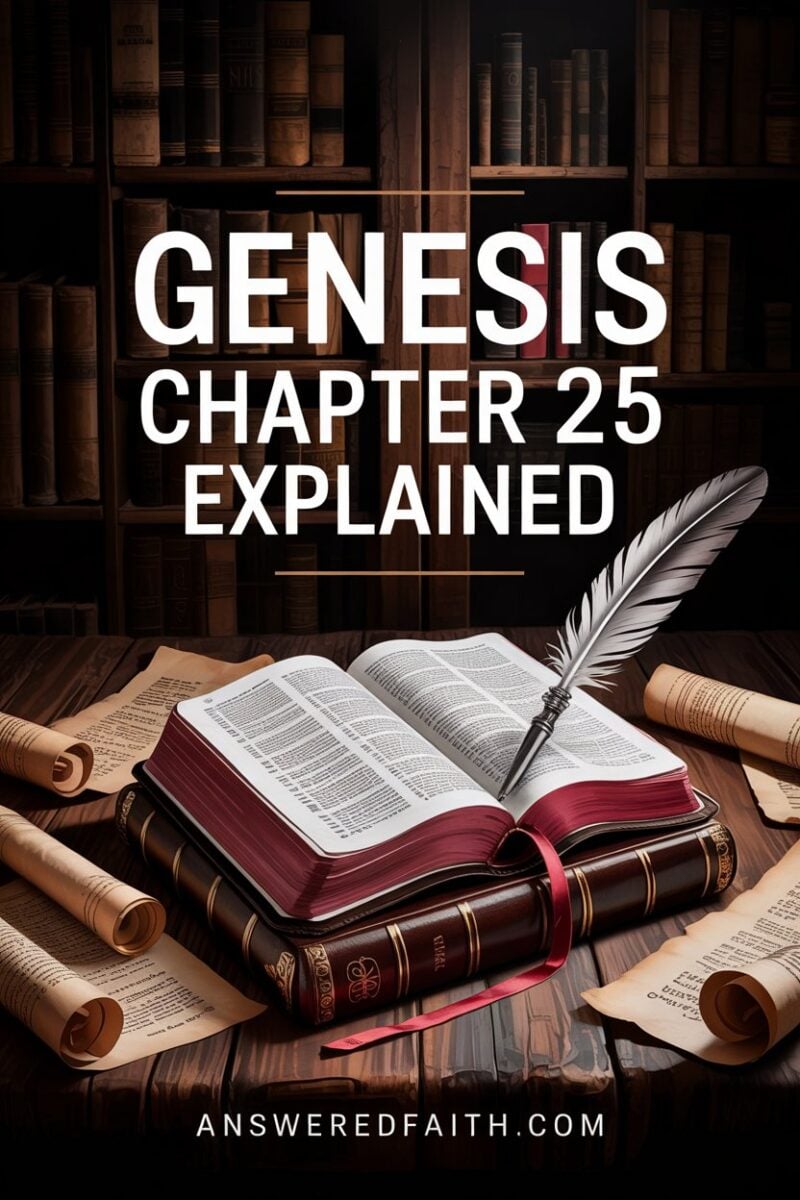 Genesis Chapter 25 Explained