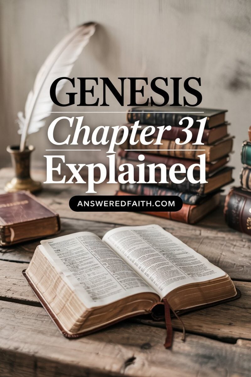 Genesis Chapter 31 Explained