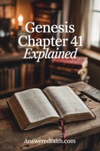 Genesis Chapter 41 Explained