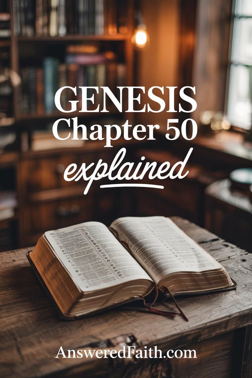 Genesis Chapter 50 Explained