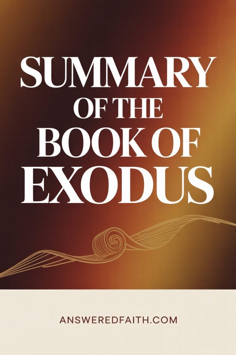 Summary of the Book of Exodus