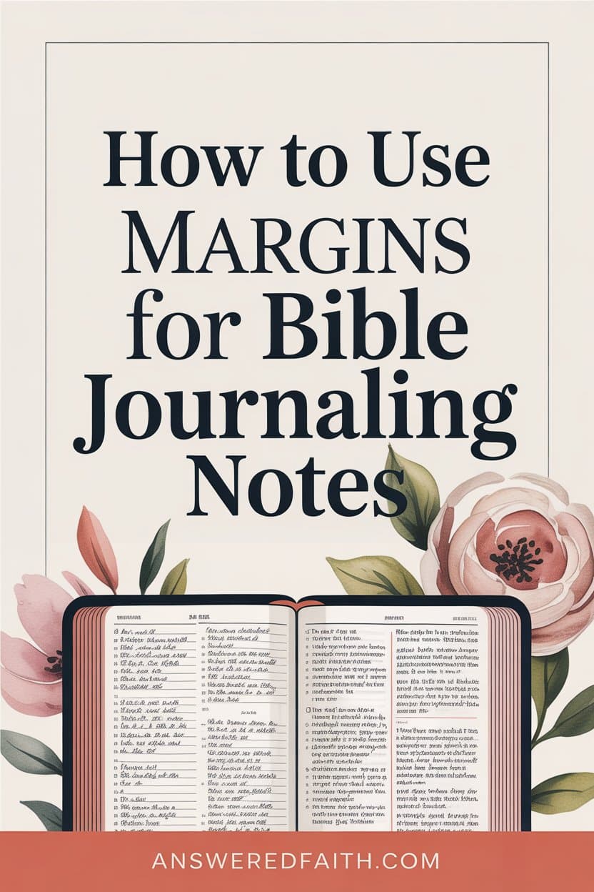 How To Use Margins For Bible Journaling Notes