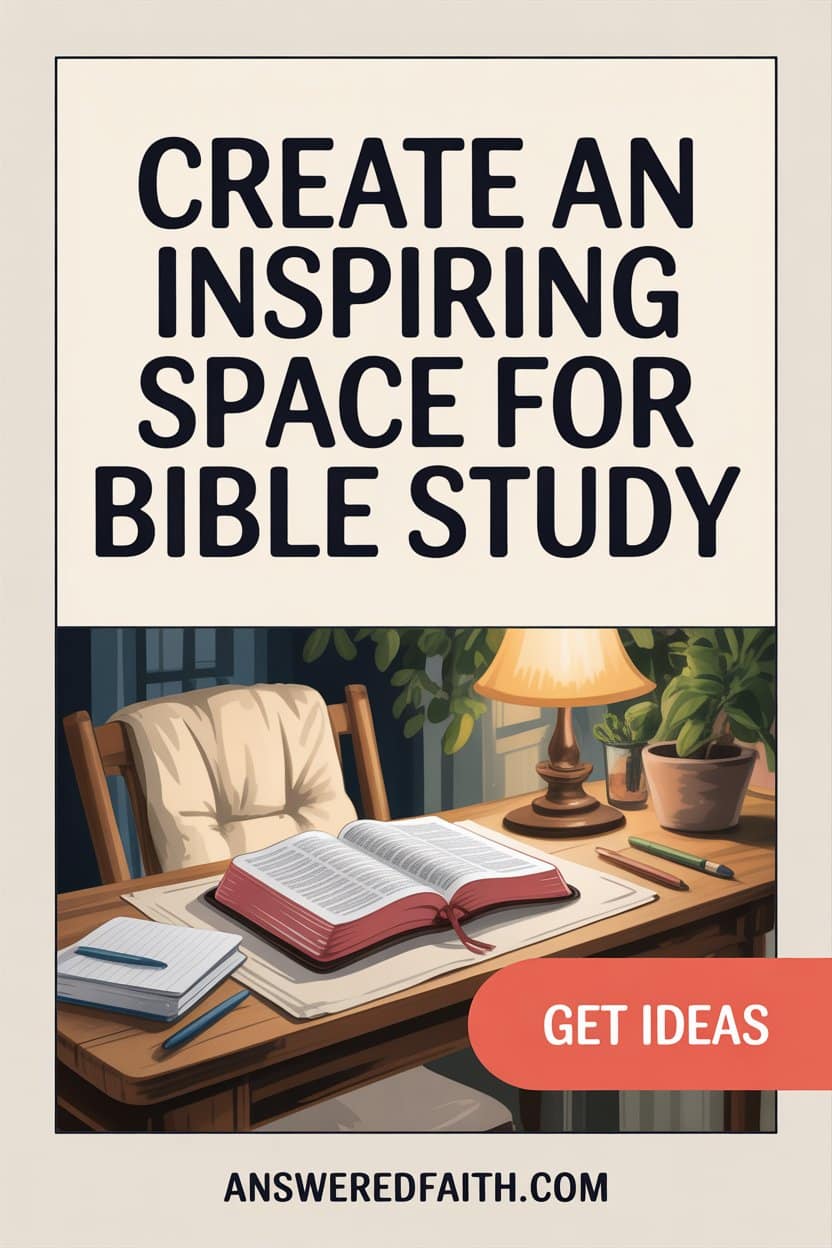 Create an Inspiring Space For Bible Study | 2026 Guide