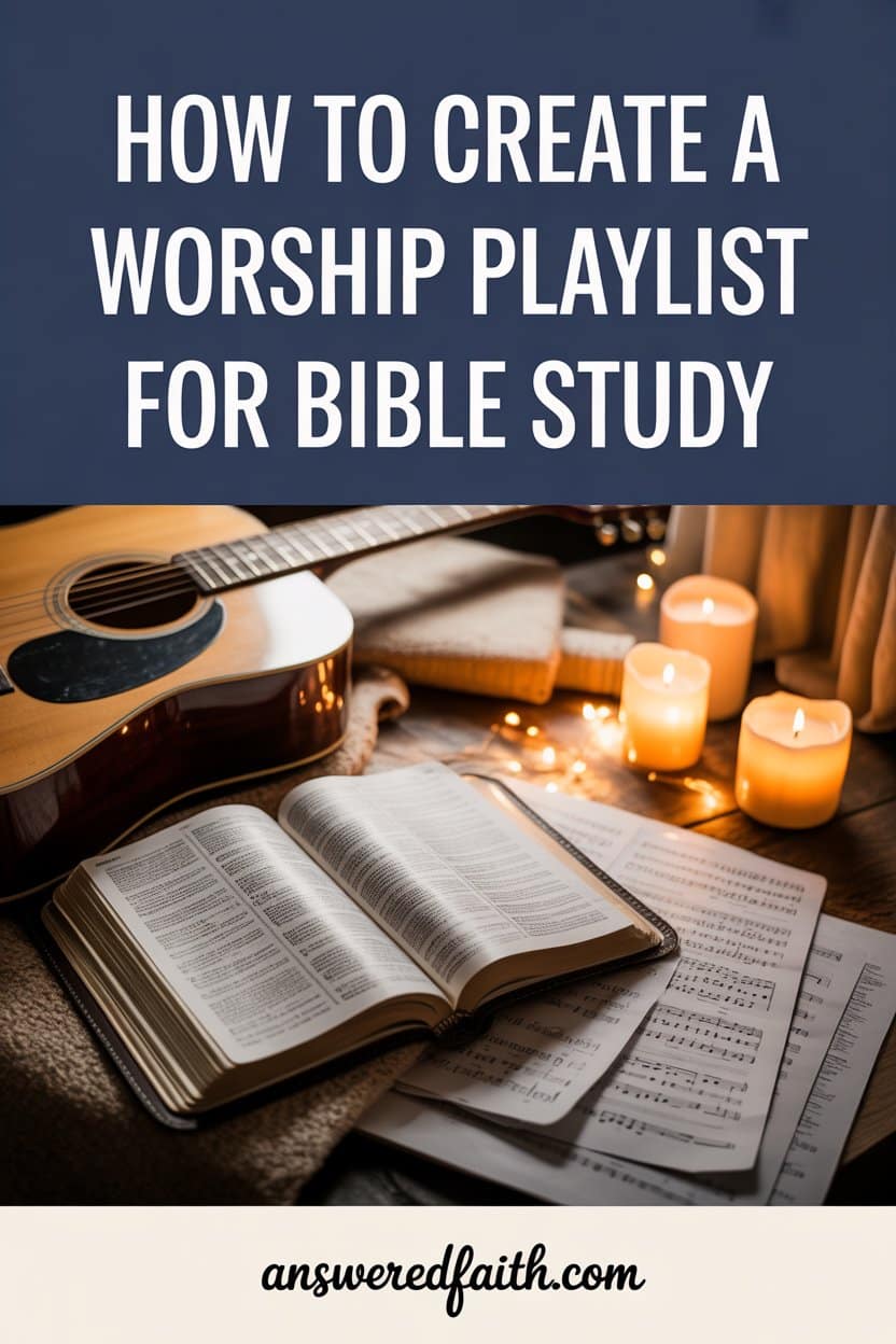 How To Create A Worship Playlist For Bible Study