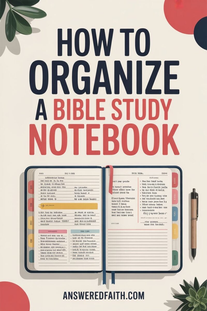 How to Organize A Bible Study Notebook That Works in 2026