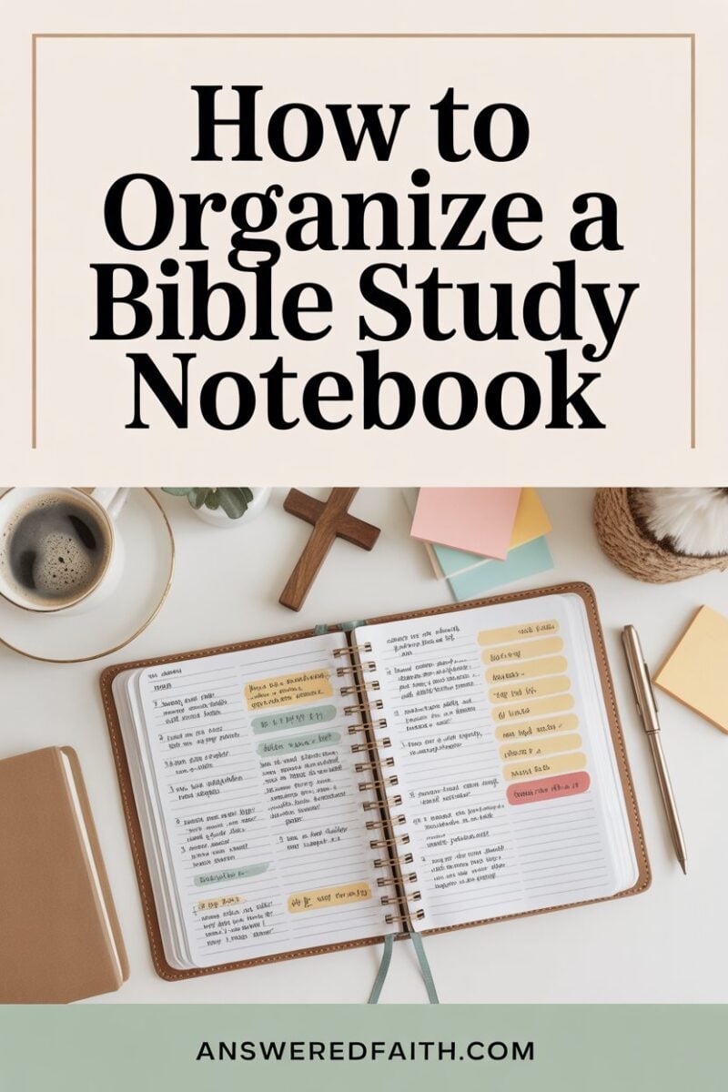 How to Organize A Bible Study Notebook That Works in 2026