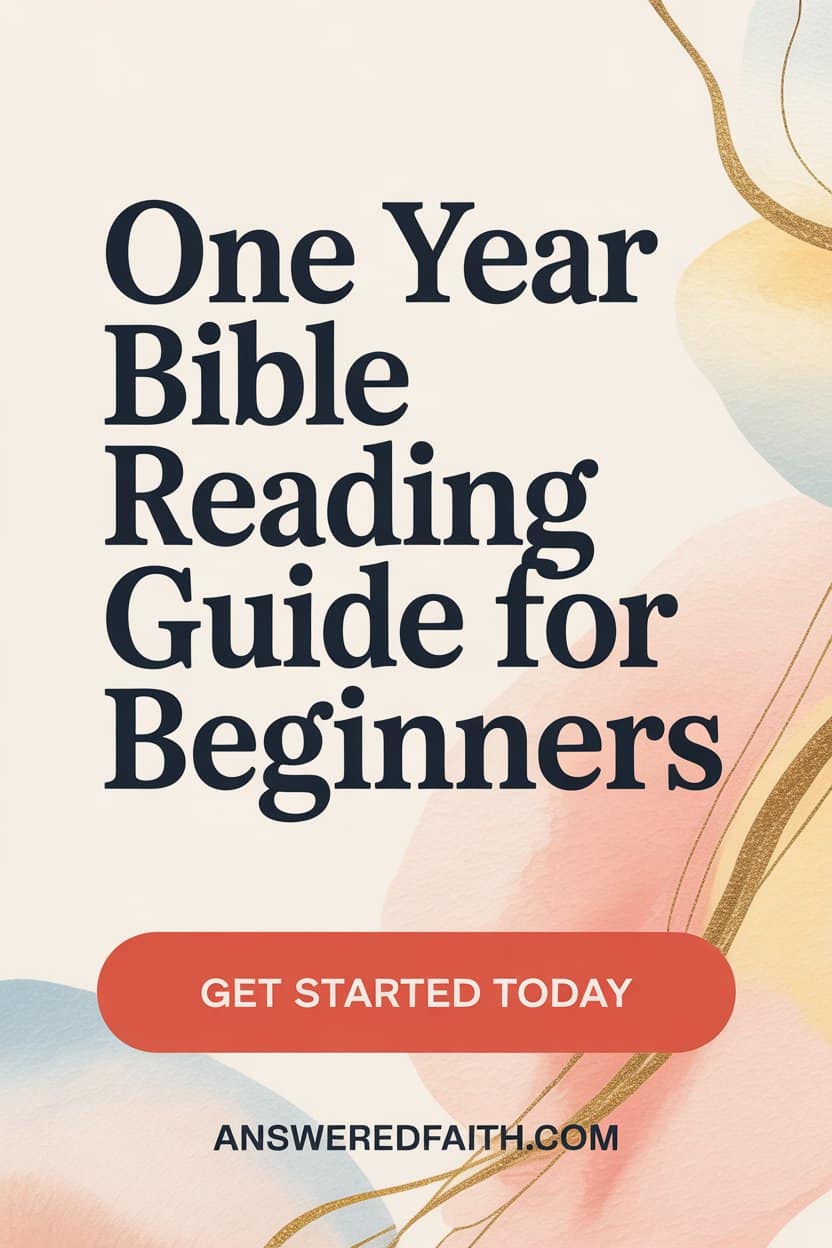 One Year Bible Reading Guide For Beginners | 2026 Plan