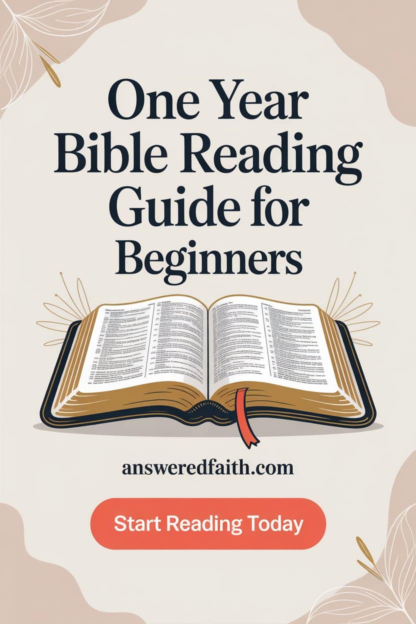 One Year Bible Reading Guide For Beginners | 2026 Plan