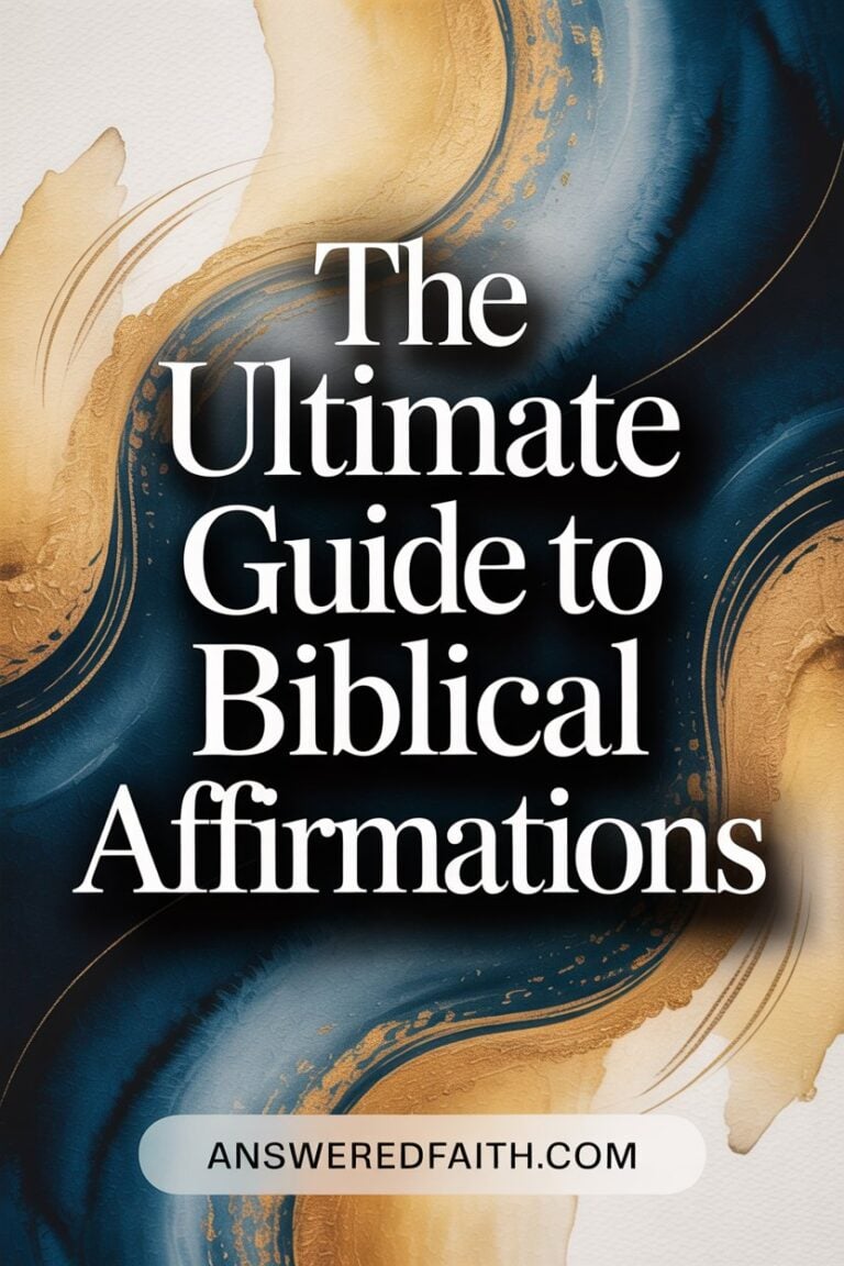 The Ultimate Guide To Biblical Affirmations