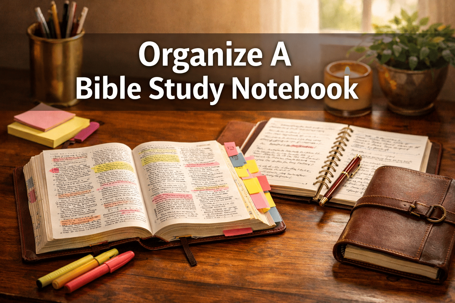 How to Organize A Bible Study Notebook That Works in 2026