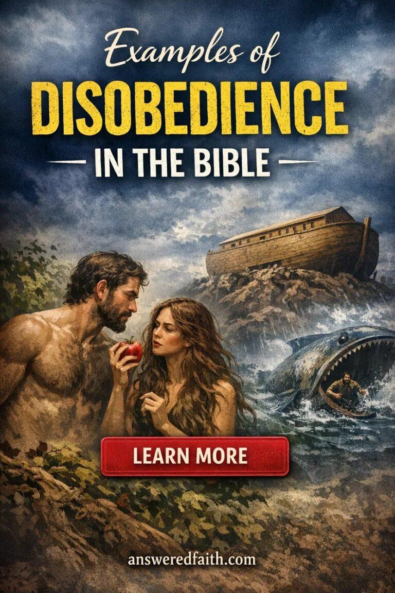 Examples of Disobedience in the Bible