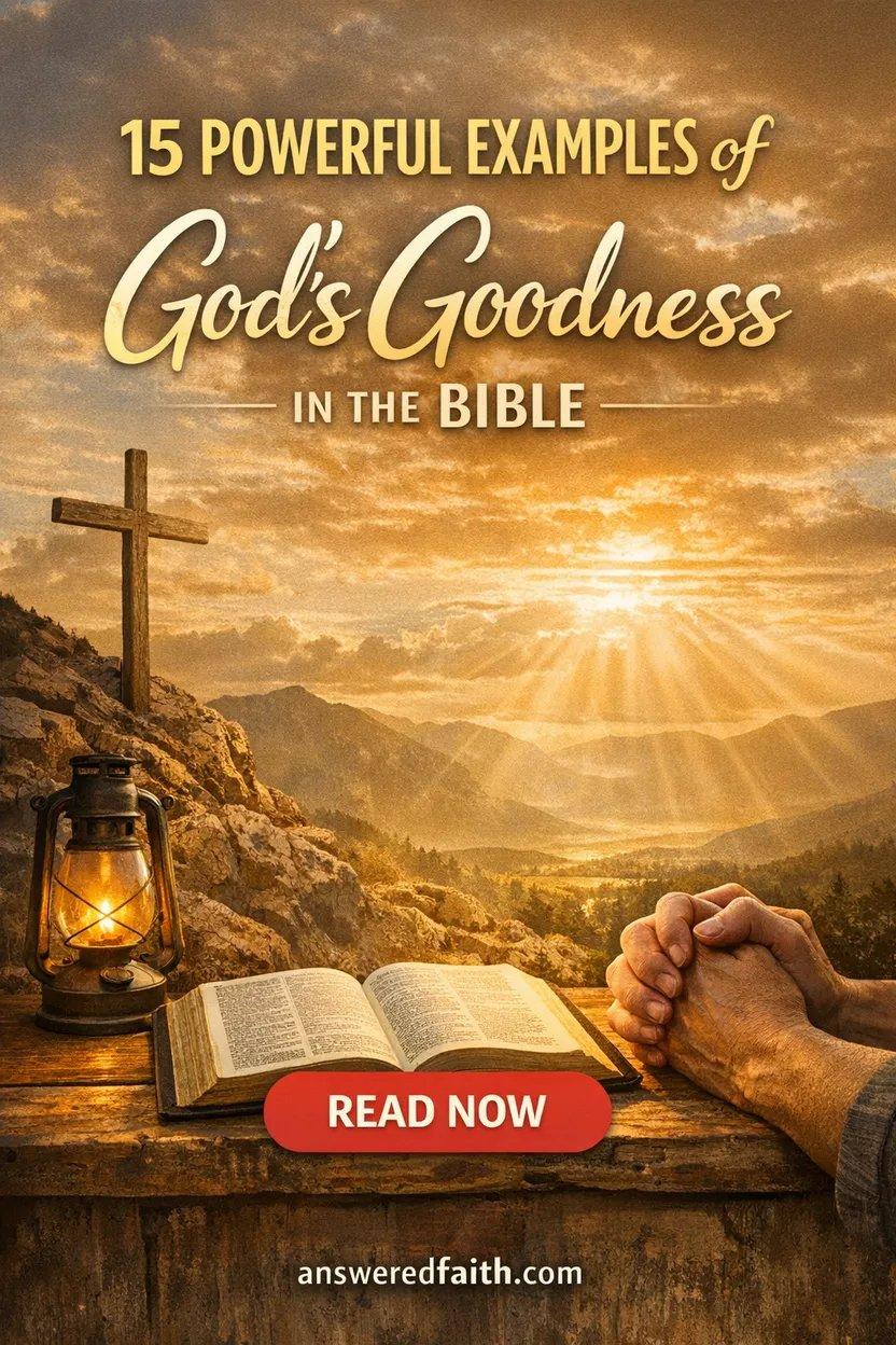 Examples of God's Goodness in the Bible: 15 Powerful Truths