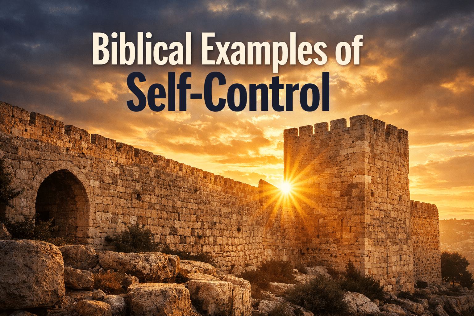 Biblical Examples of Self-Control: 10 Lessons from Scripture