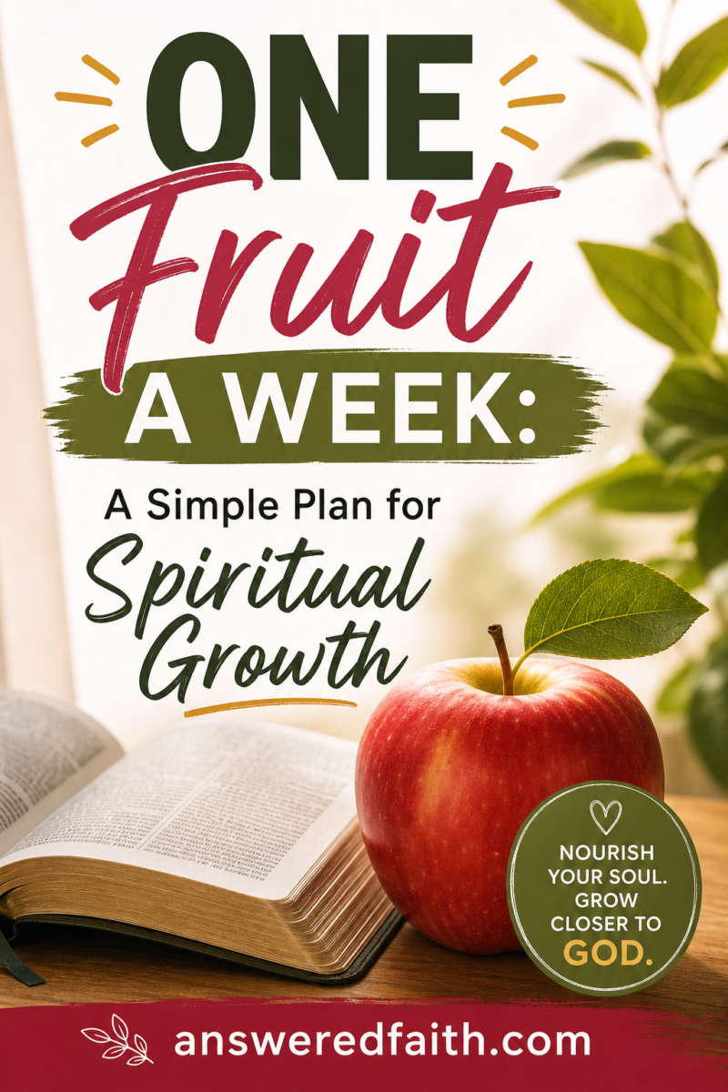 A 9-Week Rhythm for Studying the Fruit of the Spirit on Your Own