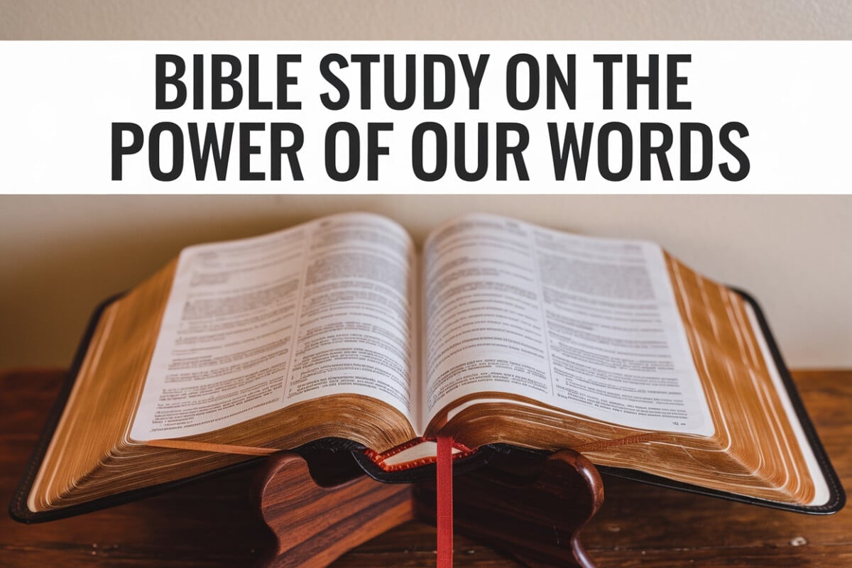 The Power Of Our Words Bible Study
